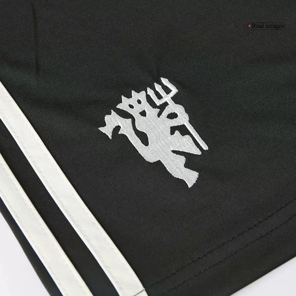 Manchester United Black shorts 2025/26 - Black – Indiansoccermart
