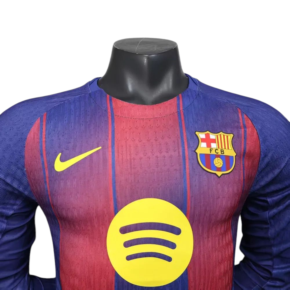 FCB Home Fullsleeves 2025/26 - Player Version Quality – Indiansoccermart