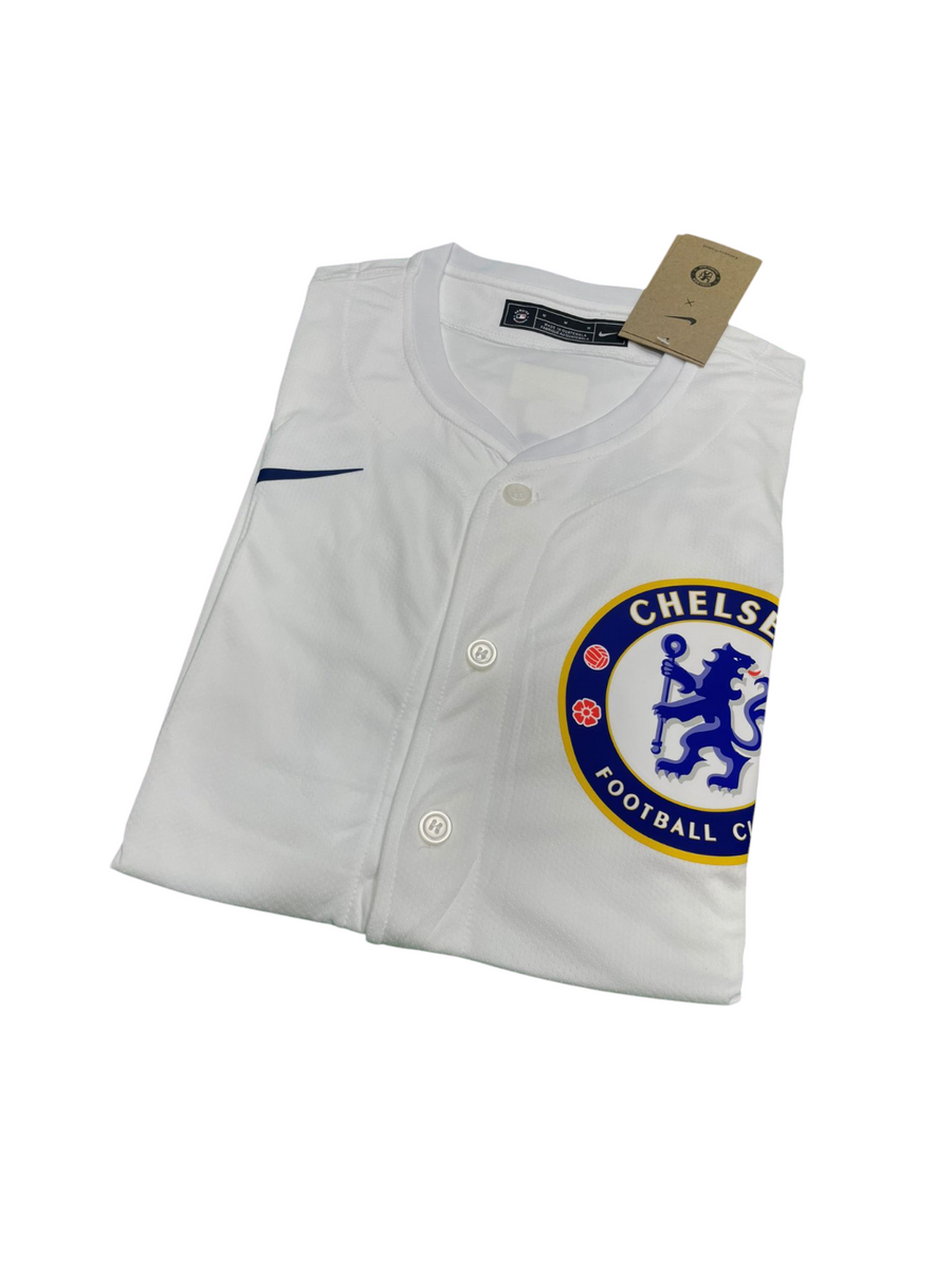 Chelsea US Baseball White 2025/26 - Master Quality – Indiansoccermart