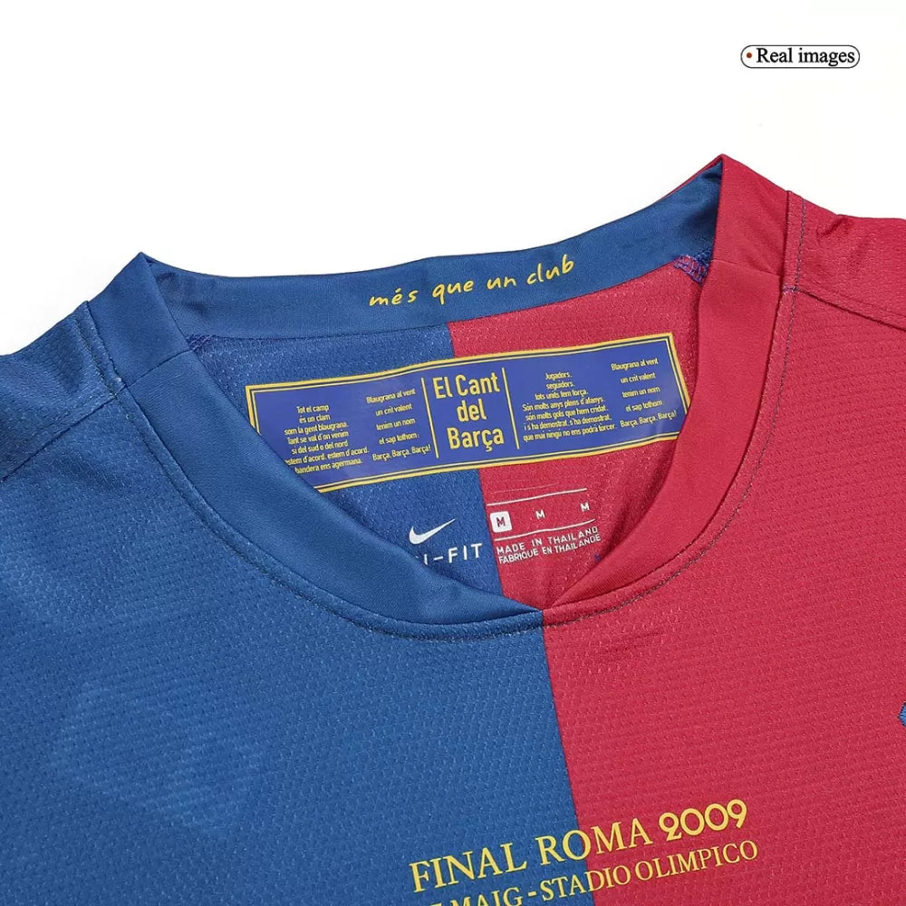 Eto'o 9 - 2008/09 FCB Home Fullsleeves Retro Jersey - Original Quality ...