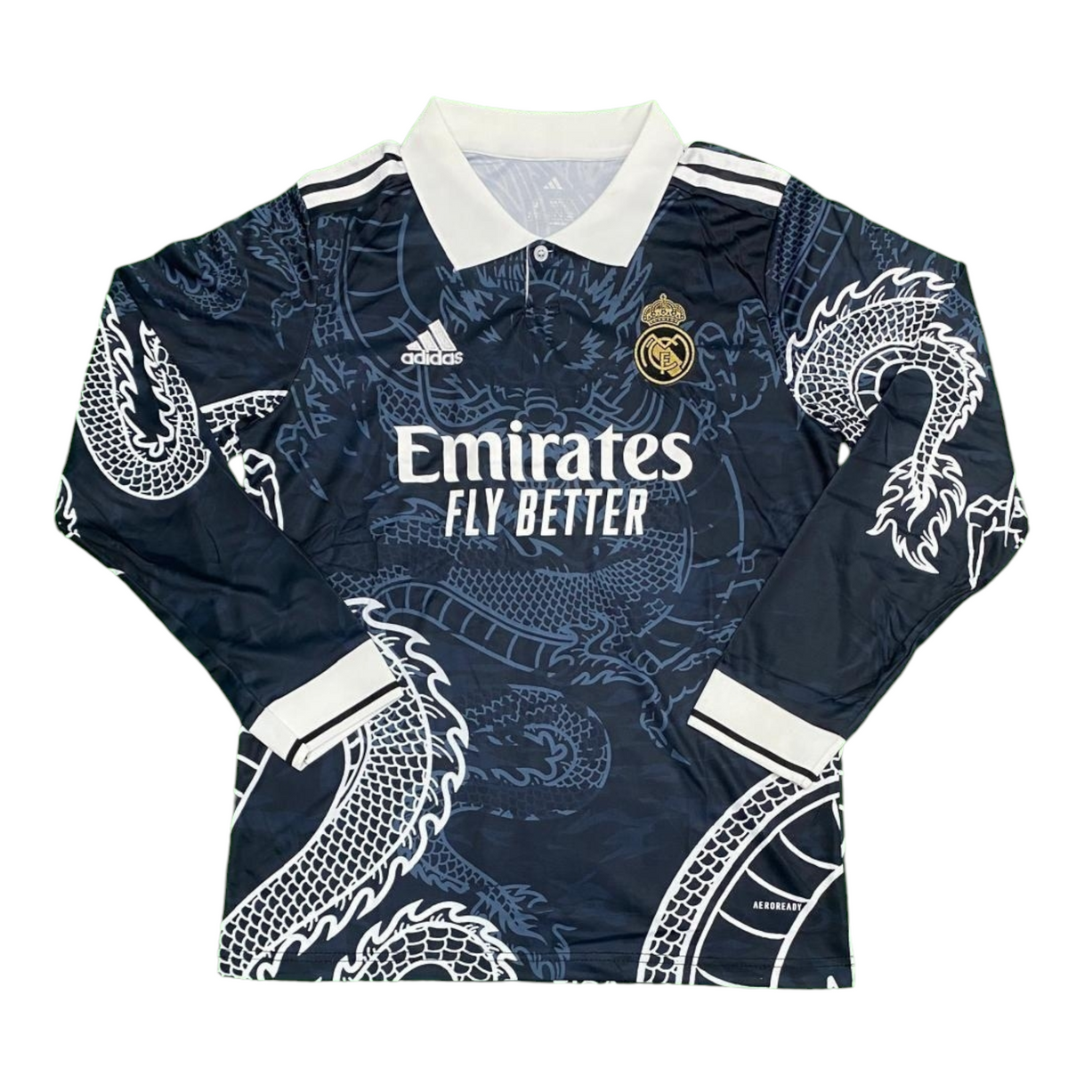 Merengues Dragon Black Fullsleeves Jersey - Master Quality ...